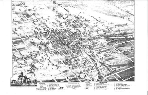 Putting Lindsay on the map: Herman Brosius’ “Bird’s Eye View” of 1875 ...